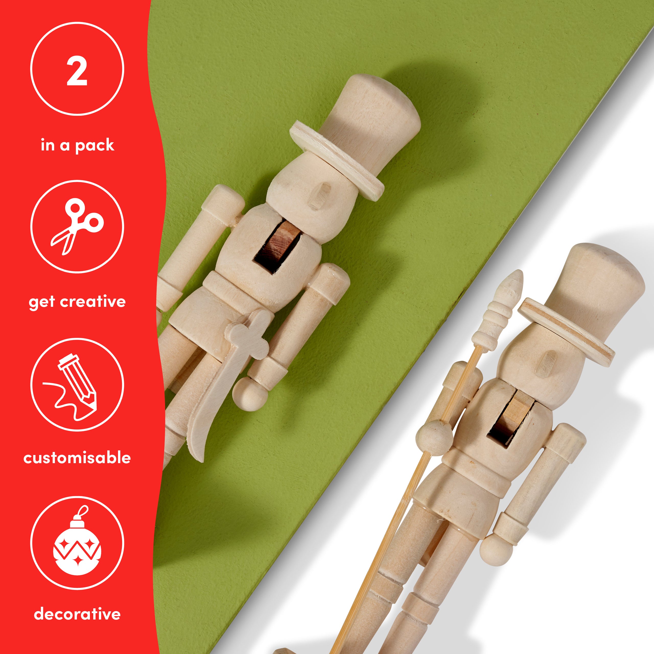 Christmas Nutcrackers - Traditional Nutcrackers in Multiple Sizes