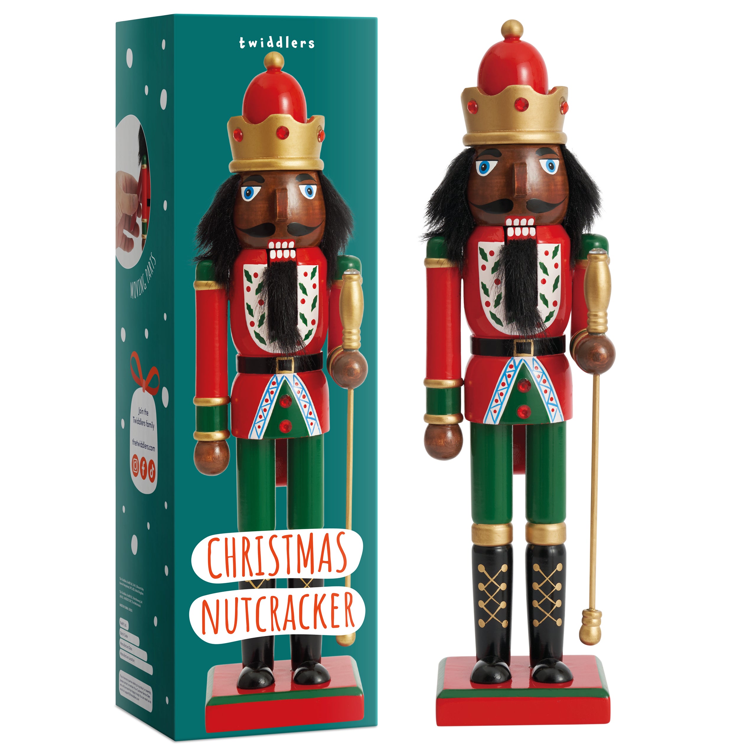 Hand-Painted Wooden Nutcracker Soldiers - Christmas Decorations