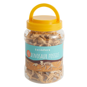 Mini Dinosaur Fossils Toy Tub - Portable Prehistoric Fun